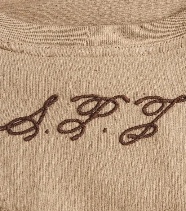 Jacquemus Cotton Embroidered Brodero T-shirt - Beige