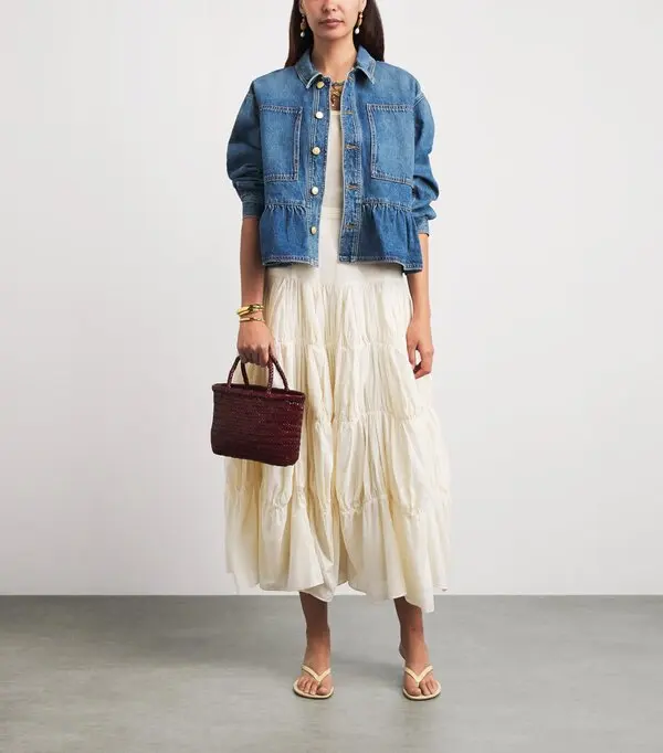 Ulla Johnson Arquette Denim Jacket - Blue