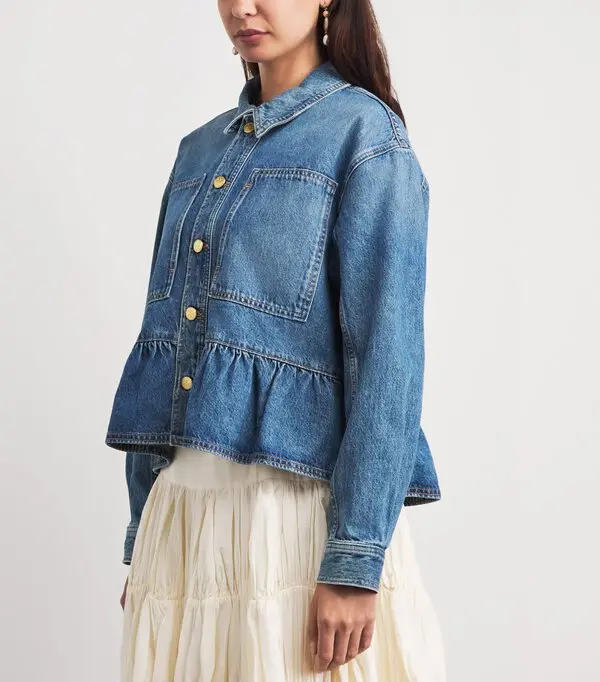 Ulla Johnson Arquette Denim Jacket - Blue