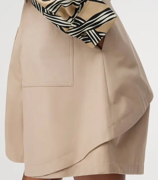 Loewe X Paula's Ibiza Panelled Cotton Shorts - Beige