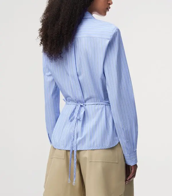 Loewe X Paula's Ibiza Striped Shirt - Blue