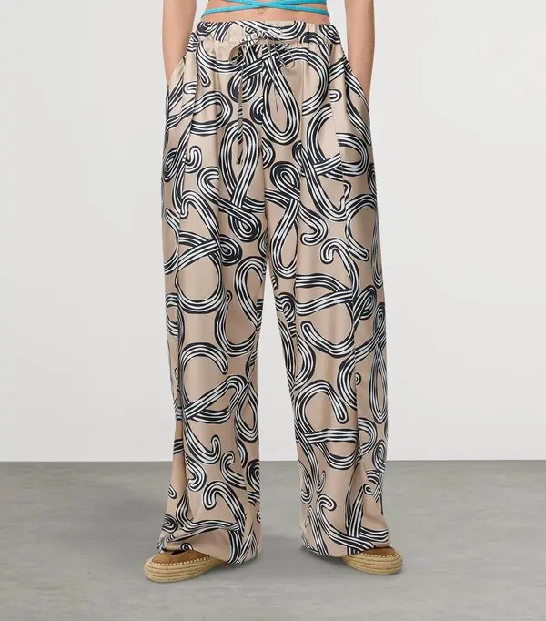 Loewe X Paula’s Ibiza Silk Drawstring Trousers