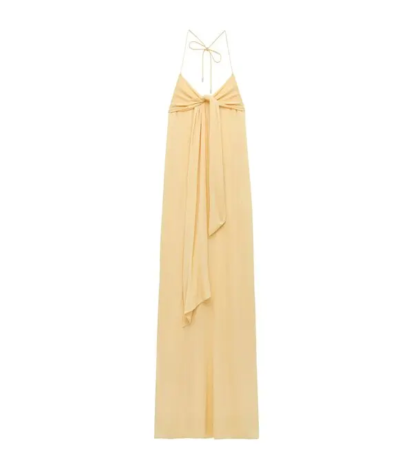 Loewe X Paula’s Ibiza Crepe Jersey Maxi Dress - Beige