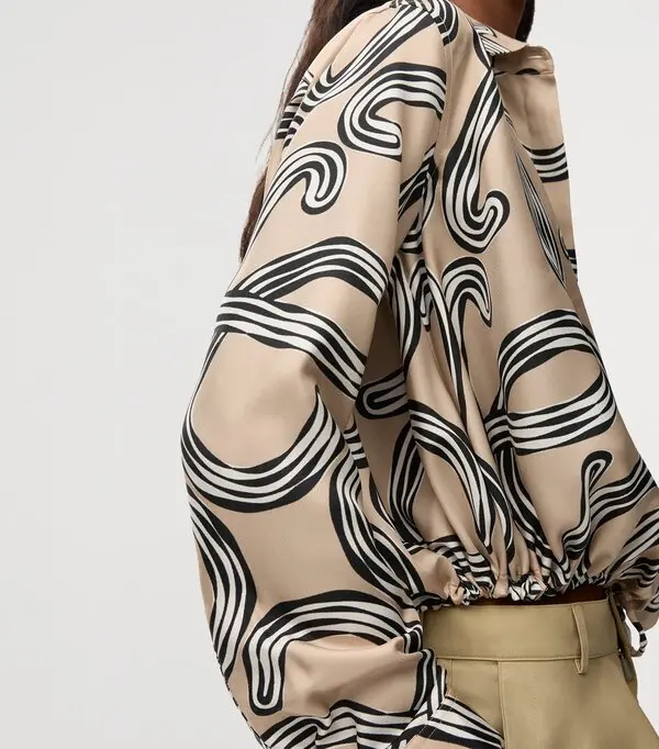 Loewe X Paula’s Ibiza Silk Twill Blouse - Pink