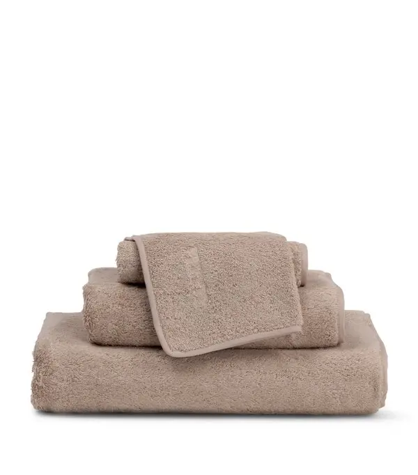 Frette Cotton Unito Wash Cloth - Pink