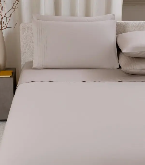 Frette Cotton Lush Ajour King Flat Sheet Set