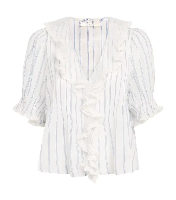 DÔEN Organic Cotton Henri Blouse - White