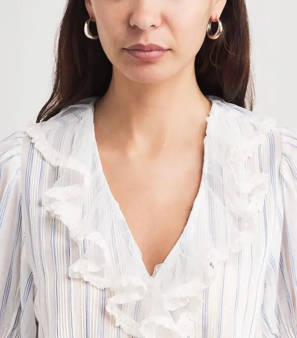 DÔEN Organic Cotton Henri Blouse - White