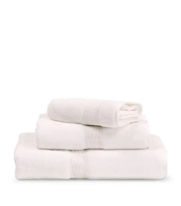 Frette Balance Lace Guest Towel - Ivory