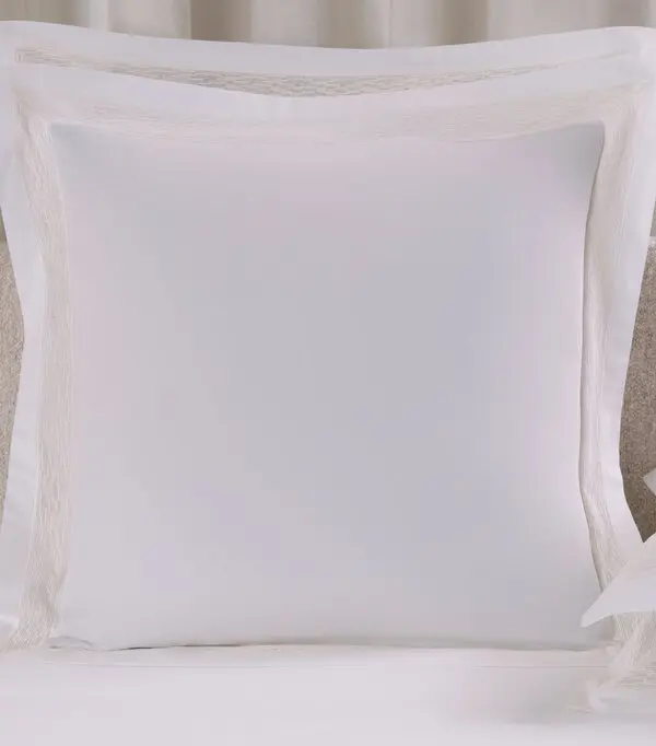 Frette Cotton Balance Lace Square Pillowcase
