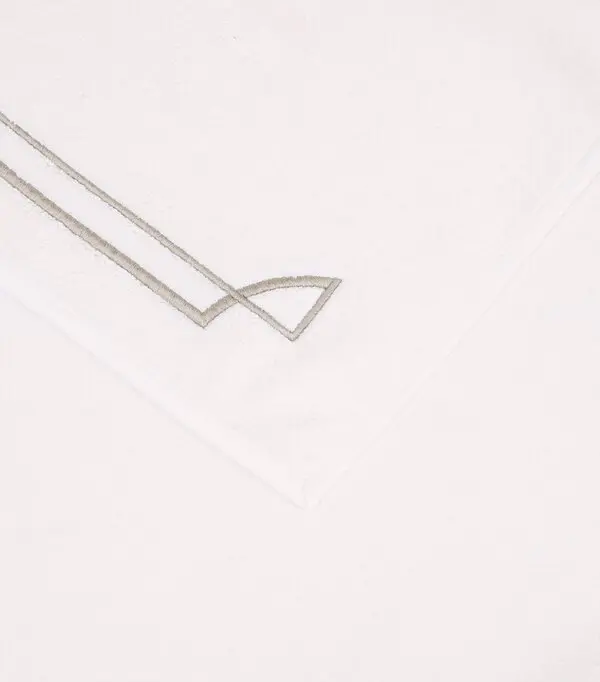 Frette Cotton Layering Embroidery Guest Towel