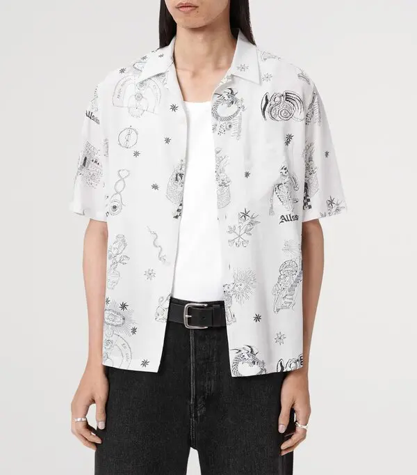 ALLSAINTS Printed Terra Shirt - Ivory