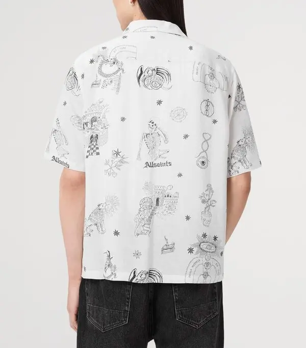 ALLSAINTS Printed Terra Shirt - Ivory