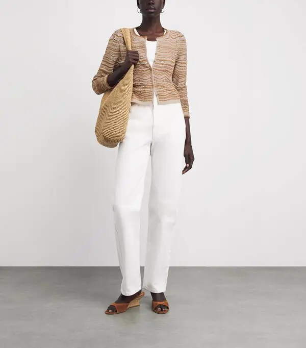 Sandro Knitted Stripe Cardigan
