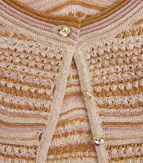 Sandro Knitted Stripe Cardigan