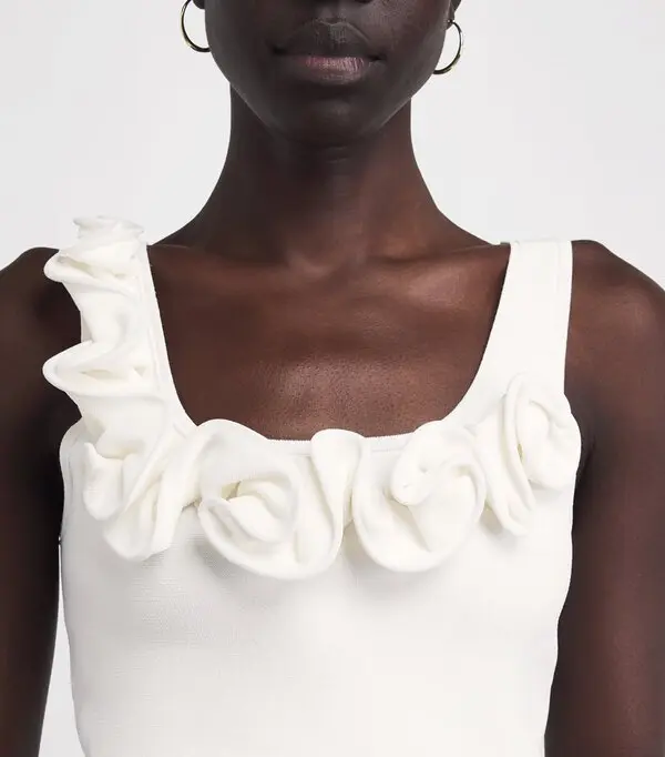 Sandro Knitted Floral Tank Top