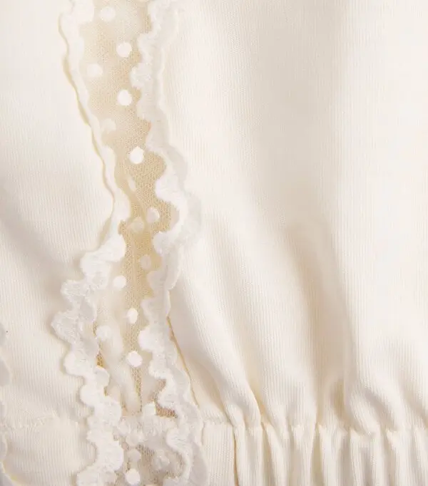 Sandro Cotton Lace Tank Top