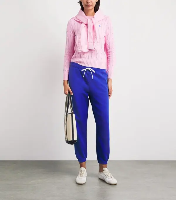 Polo Ralph Lauren Cotton-blend Cuffed Sweatpants - Blue