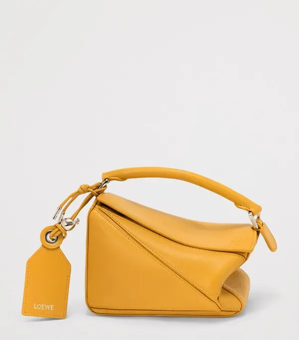 Loewe X Paula's Ibiza Mini Puzzle Top-handle Bag - Yellow