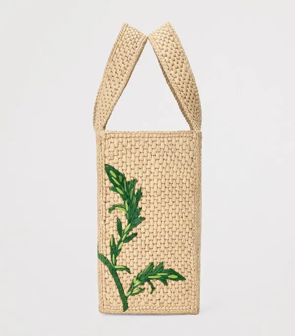 Loewe X Paula's Ibiza Small Font Artichoke Tote Bag - Beige