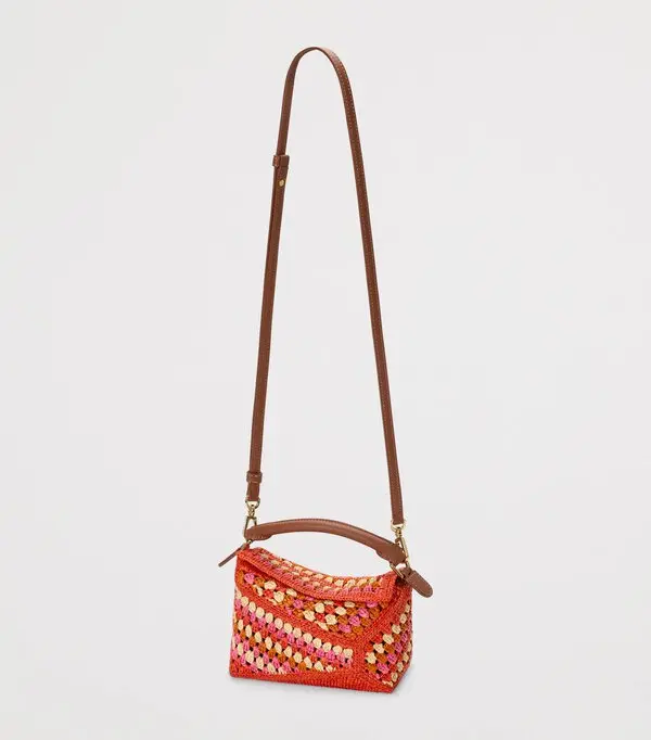 Loewe X Paula's Ibiza Mini Crochet Puzzle Edge Bag