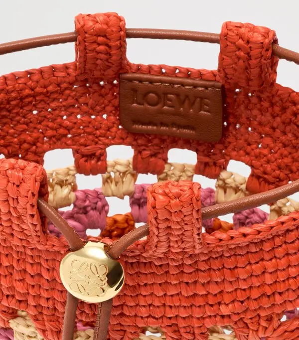 Loewe X Paula's Ibiza Crochet Pocket Patch Shoulder Bag