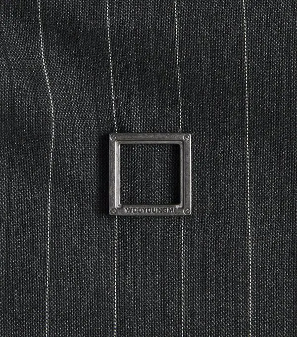 WOOYOUNGMI Wool-blend Pinstripe Shirt