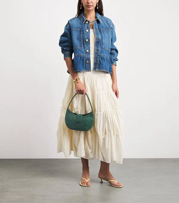 Rixo X Dragon Diffusion Leather Saoirse Shoulder Bag
