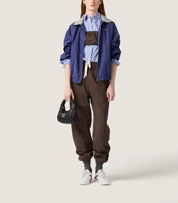 Miu Miu Cotton Logo Track Pants