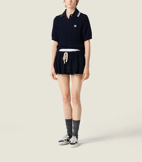 Miu Miu Cotton Polo Sweater