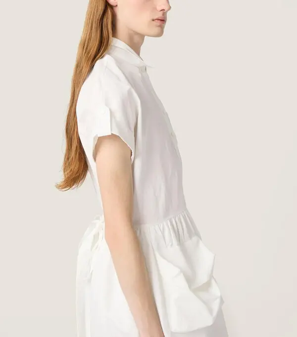 Miu Miu Cotton-linen Mini Dress