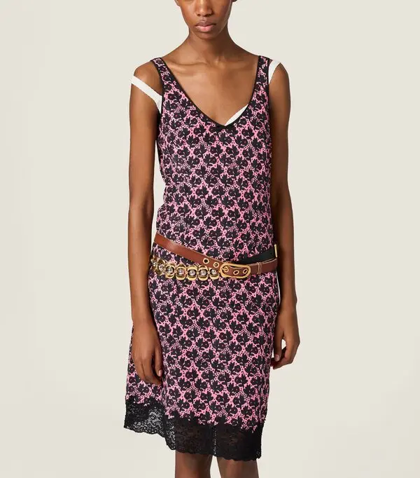 Miu Miu Floral Print Mini Dress