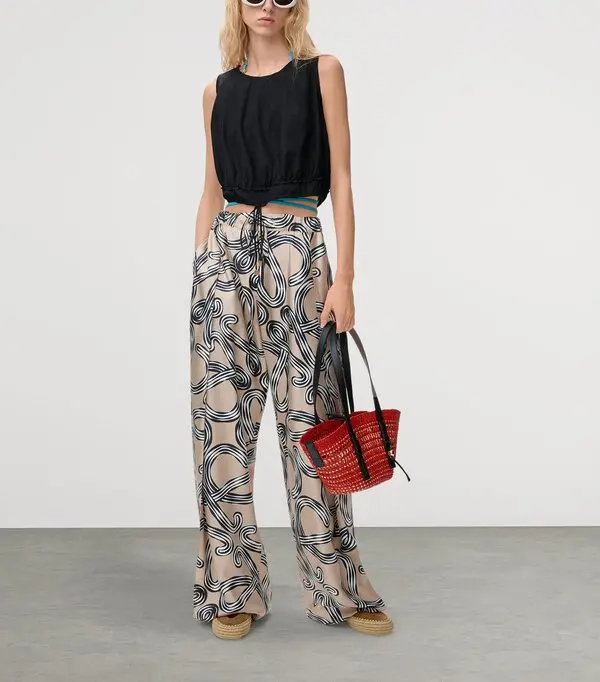 Loewe X Paula’s Ibiza Silk Trousers