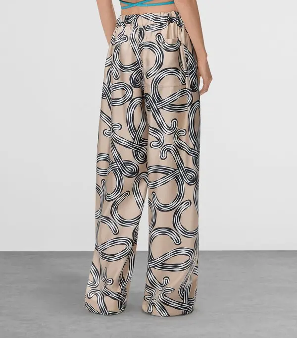 Loewe X Paula’s Ibiza Silk Trousers