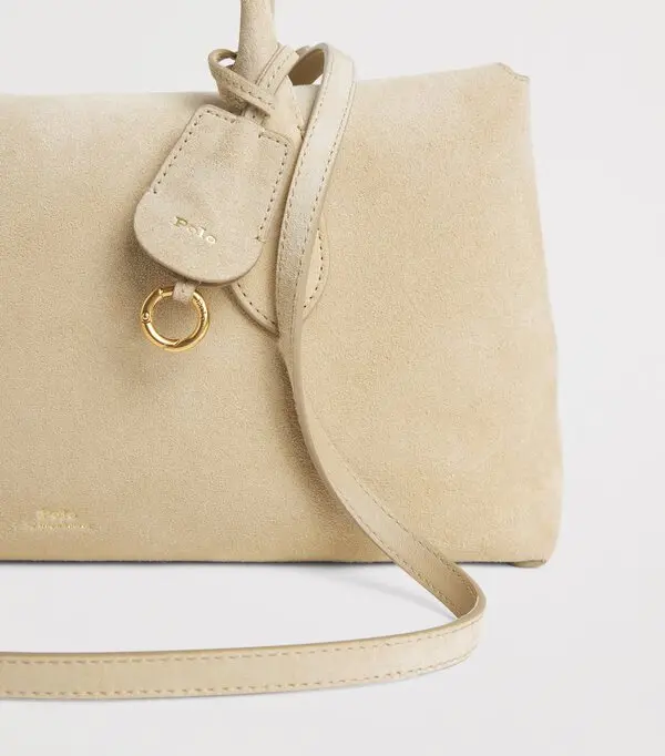 Polo Ralph Lauren Medium Suede Shoulder Bag