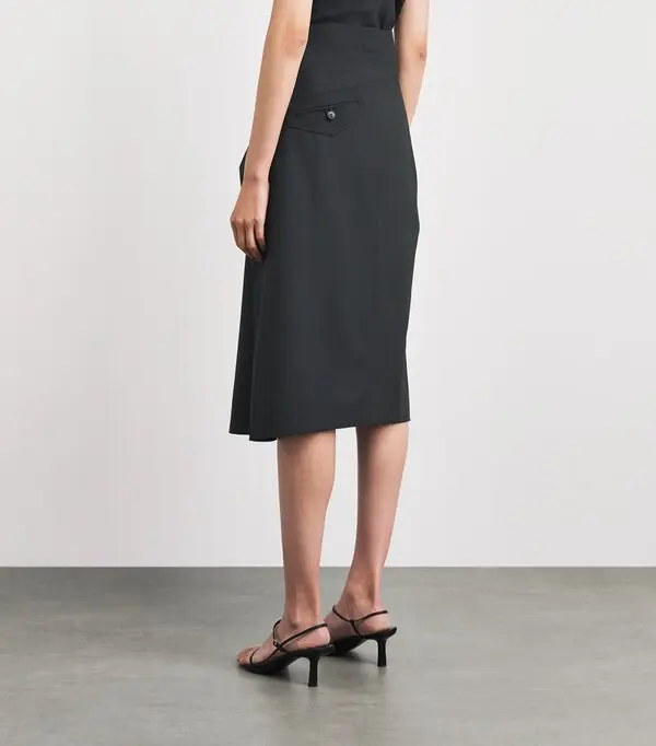 Victoria Beckham Tailored Midi Skirt