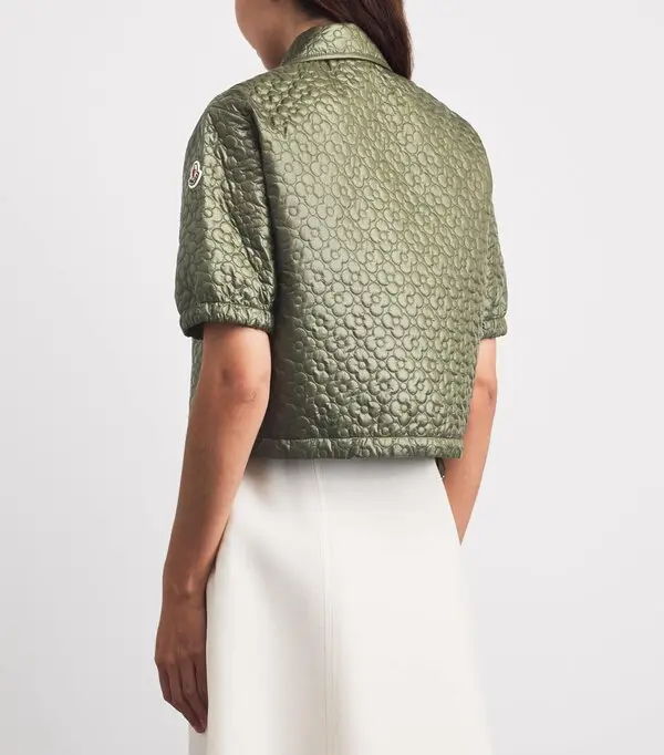 Moncler Floral-quilted Overshirt