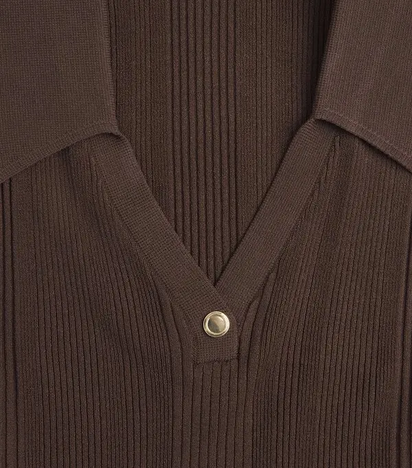 Sandro Knitted Polo Bodysuit