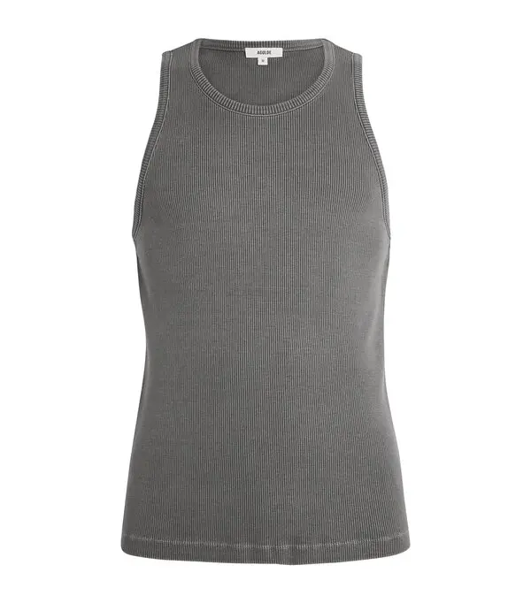 AGOLDE Ribbed Viggo Tank Top