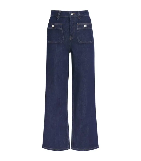 Maje Patch-pockets Flared Jeans