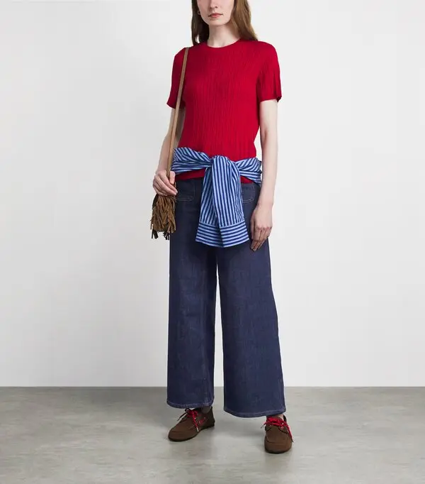 Maje Patch-pockets Flared Jeans