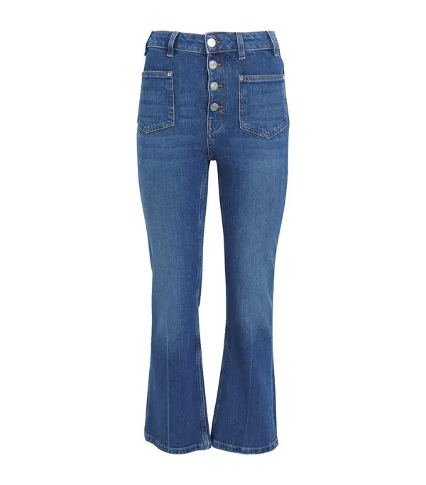 Maje Patch-pockets Flared Jeans