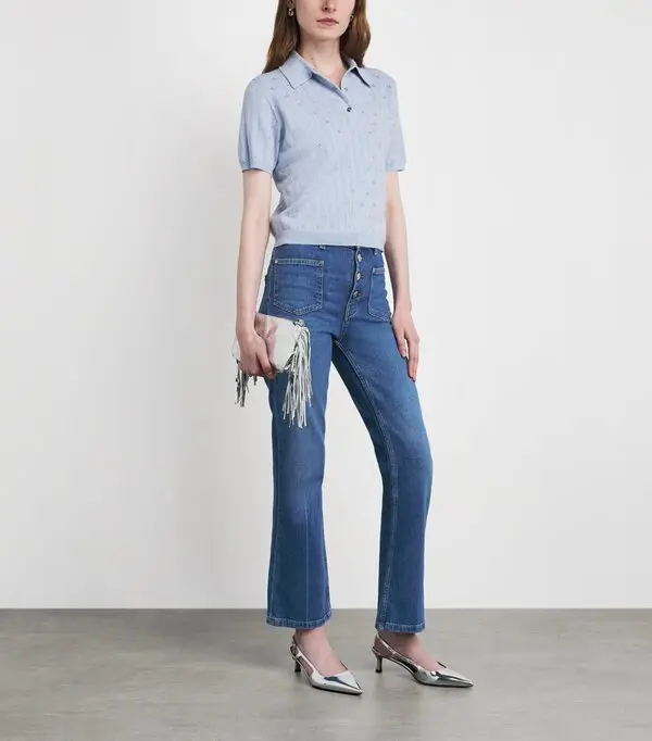 Maje Patch-pockets Flared Jeans