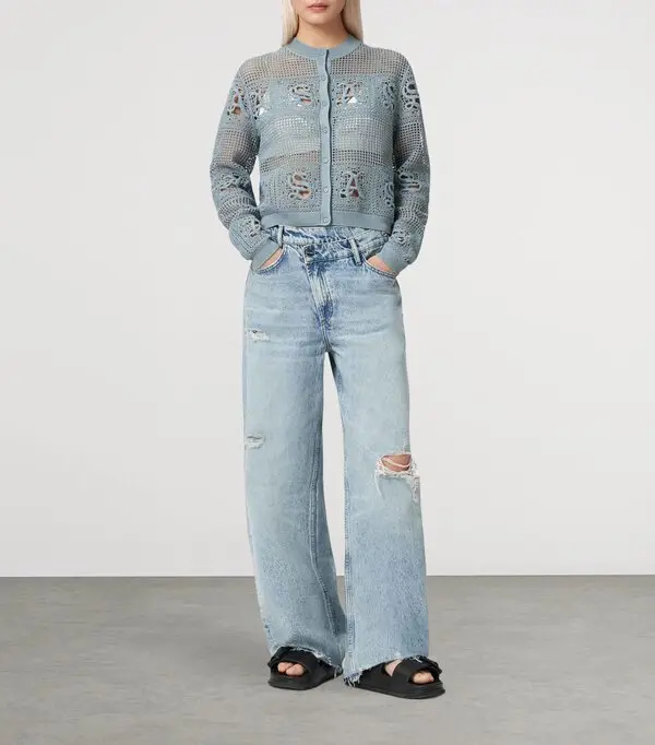 ALLSAINTS Organic Cotton Kyra Cardigan