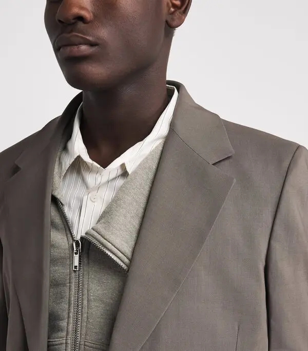 FRAME Virgin Wool Unstructured Blazer