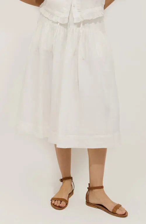 ALEX MILL Ramie Midi Skirt