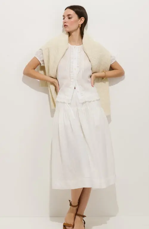 ALEX MILL Ramie Midi Skirt