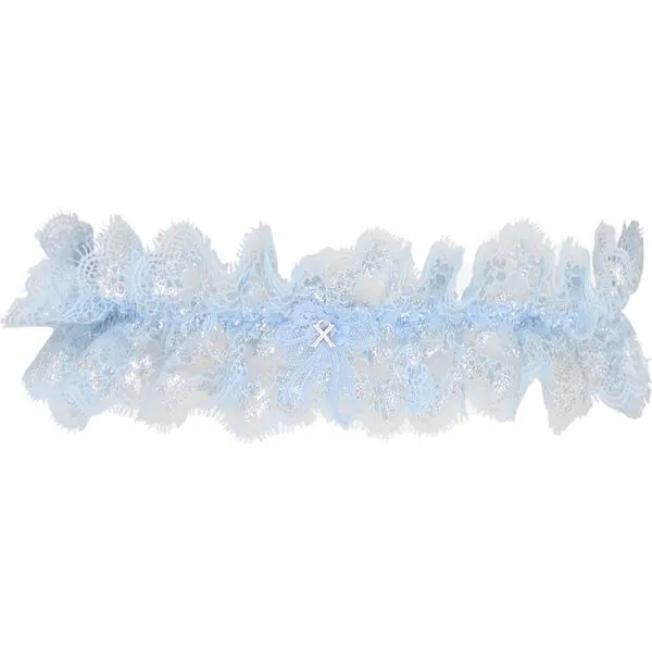 SAVAGE X FENTY Lace Garter - Endless Blue