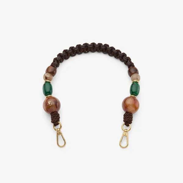 JIMMY CHOO Braided Strap With Beads