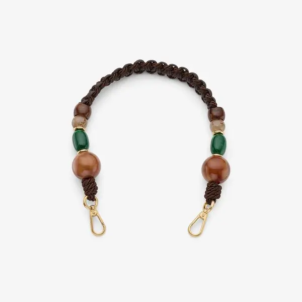 JIMMY CHOO Braided Strap With Beads